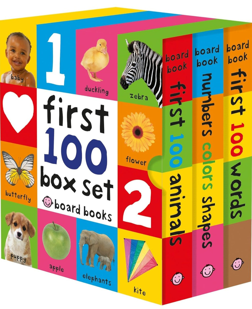 First 100 Box Set Board Books – Confetti Shoppe